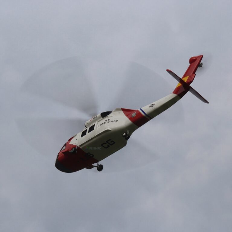 FLISHRC MH-60J HH-60 Jayhawk RTF (Red) FL500 V2 500 Class/Size Scale RC ...